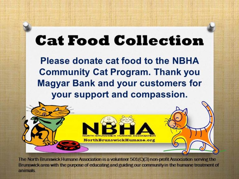 CCP Food Collection - North Brunswick Humane Association